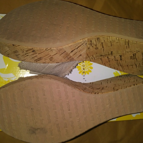 Yellow Box | Shoes | Yellow Box Wedges Crystals Size 7 | Poshmark